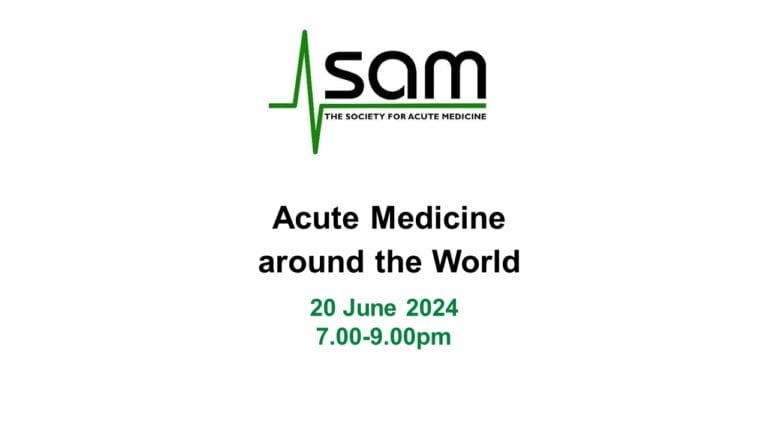 SAM Webinars - Society for Acute Medicine
